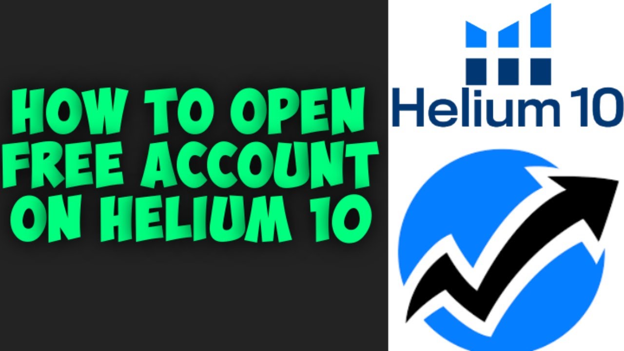 How to open free trial account on helium 10|| free sing up for few days ...