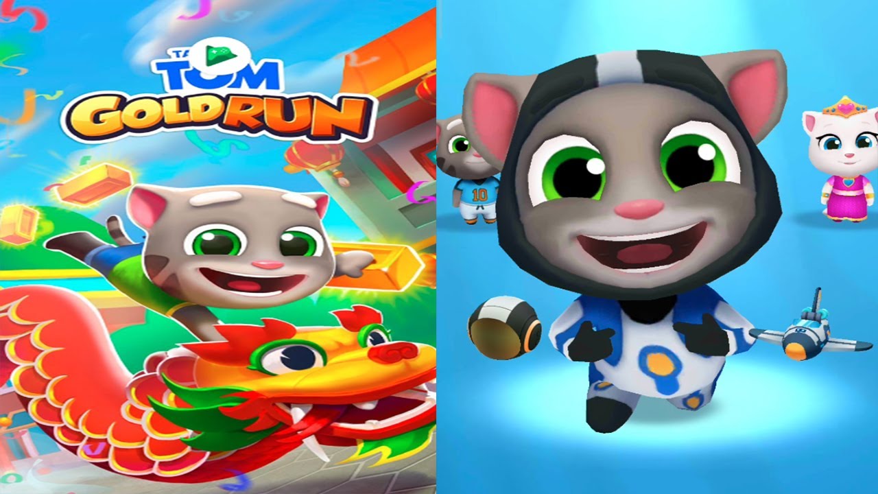 Talking Tom Gold Run Fortune Festival Astronaut Tom - YouTube