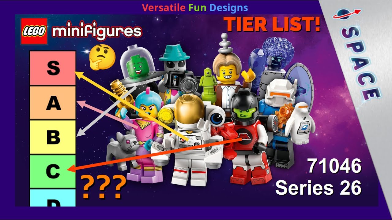 LEGO CMF 26 Space REAL LIFE™ Tier List! 👽🚀 All Minifigs From 71046 ...