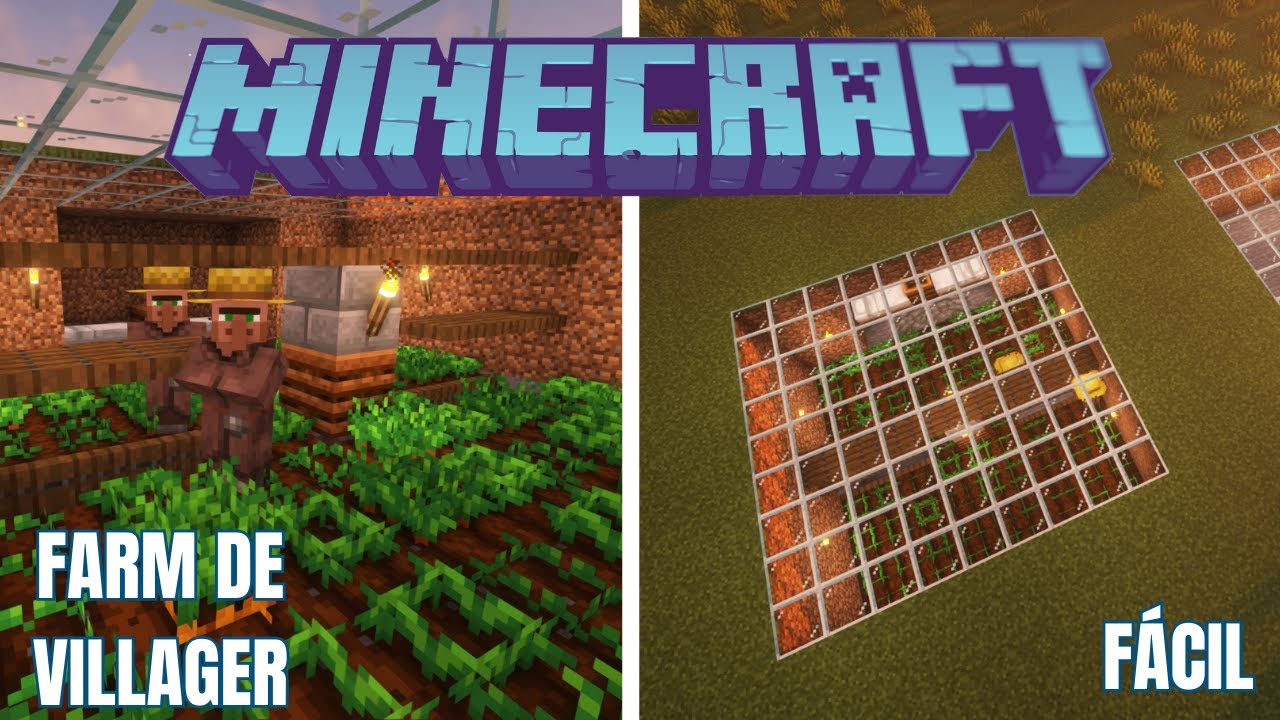 TUTORIAL Farm de Villagers FÁCIL! - Minecraft 1.20 - YouTube
