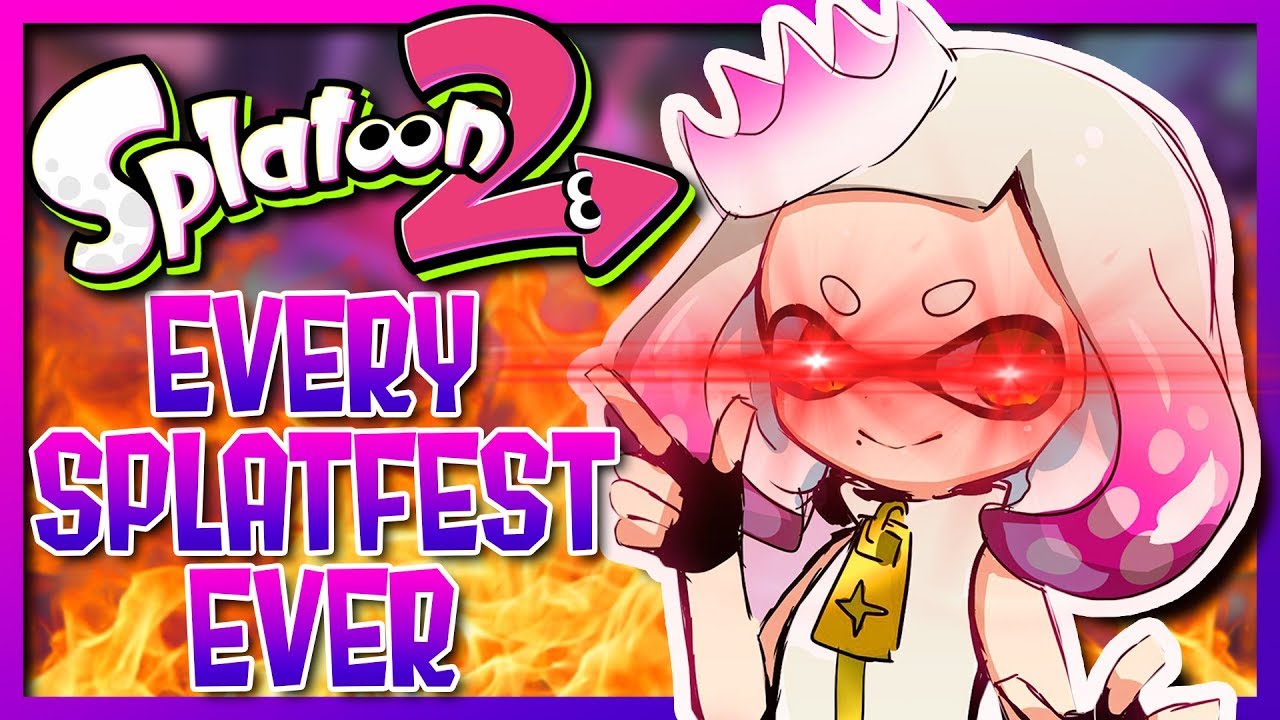 SPLATOON 2 - EVERY SPLATFEST EVER - YouTube