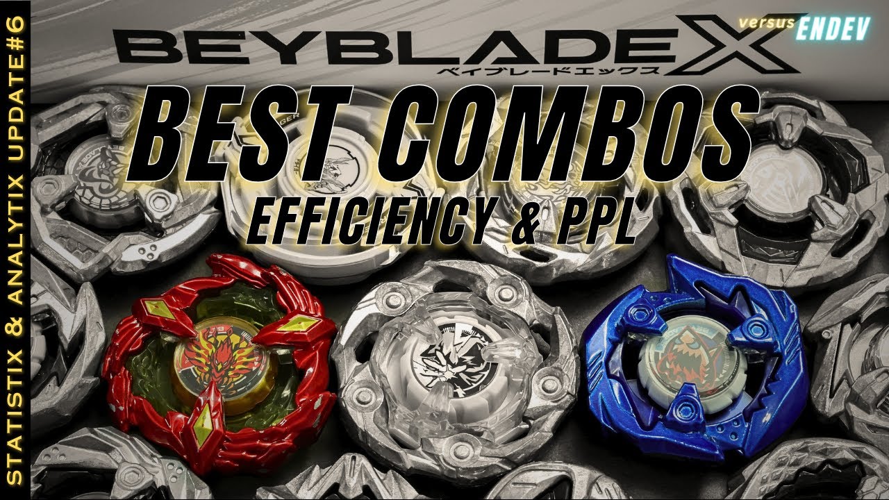TOP 10 Beyblade X Combos in EFFICIENCY and PPL! NEW Stats Introduced ...