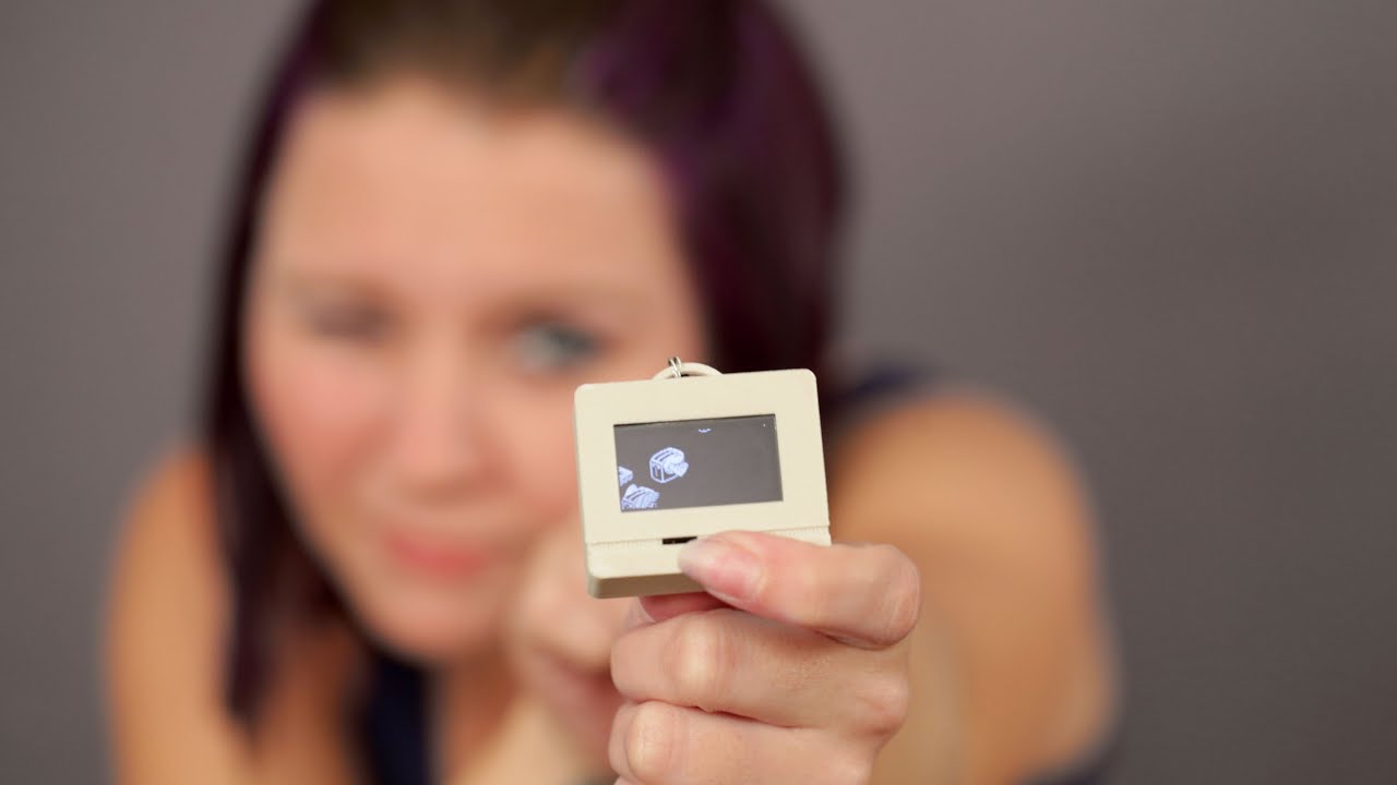 3D Printed Animated Flying Toaster OLED Jewelry - YouTube
