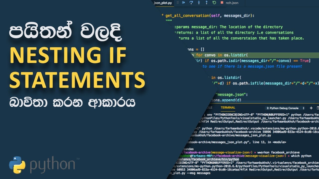 Python Programming Sinhala Final - YouTube
