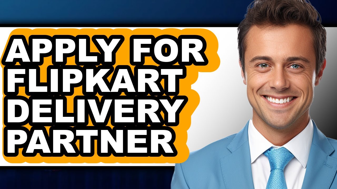 How To Apply For Flipkart Delivery Partner (Easy Method) - YouTube