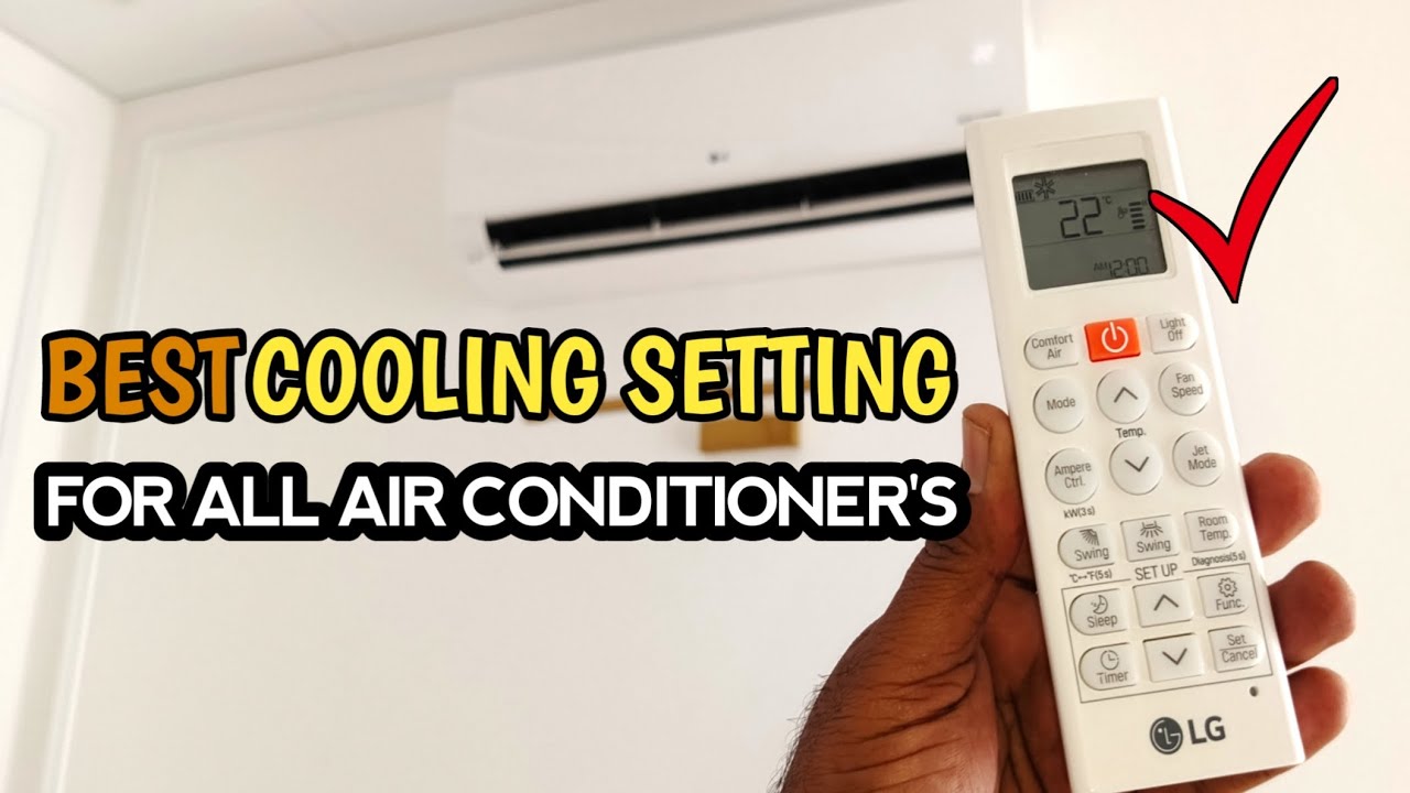 Best Cooling Setting For AC | AC Remote Best Cooling Setting | Air ...