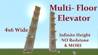 How To Make A 3 Floor Elevator In Minecraft | Viewfloor.co