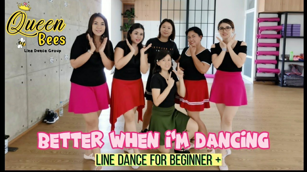 BETTER WHEN I'M DANCING (MEGHAN TRAINOR) | Line Dance - Beginner ...