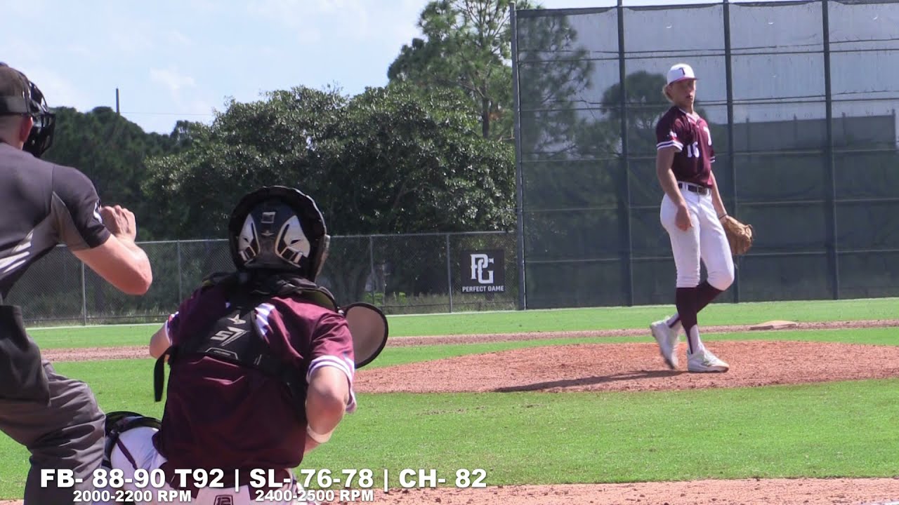James Ellwanger - RHP, Magnolia West HS (TX) - 10/10/21 - YouTube
