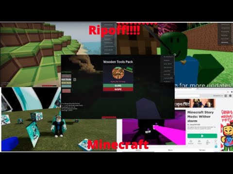 Minecraft RIPOFF games - YouTube
