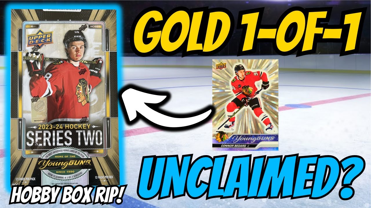 The Gold Outburst Connor Bedard Hunt Continues With Upper Deck 2023-24 ...