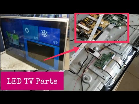 LED TV Parts | About inside of LED TV parts . EME BD - YouTube