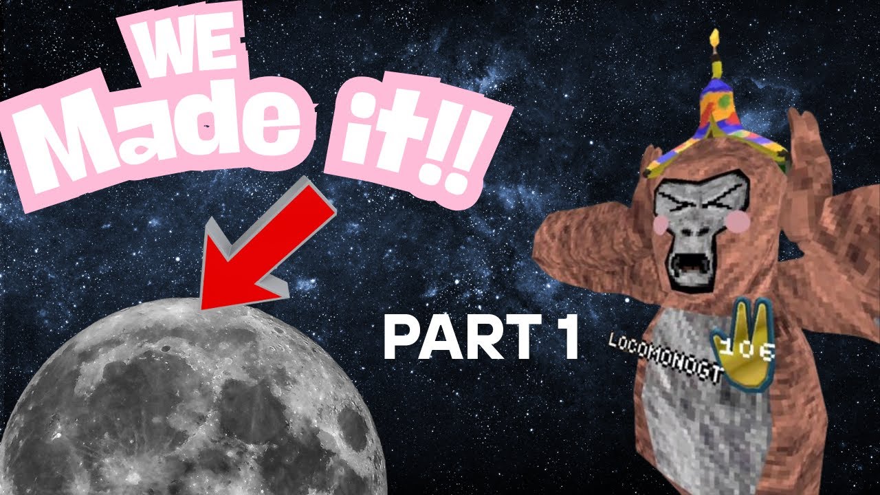 We Made It To The Moon In Gorilla Tag!!! - YouTube