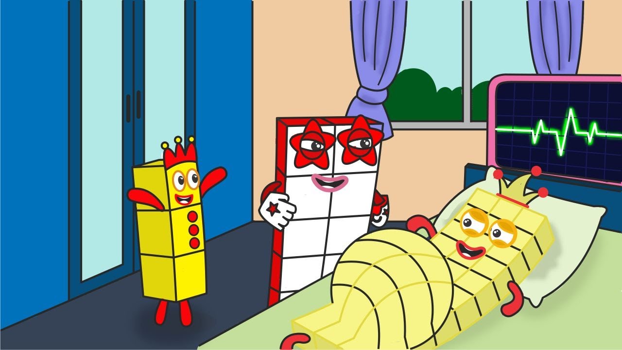 Numberblocks 3 and 10 visit NB 30 at the hospital - Numberblocks ...