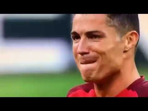 Cristiano Ronaldo crying in euro final 2016 - YouTube