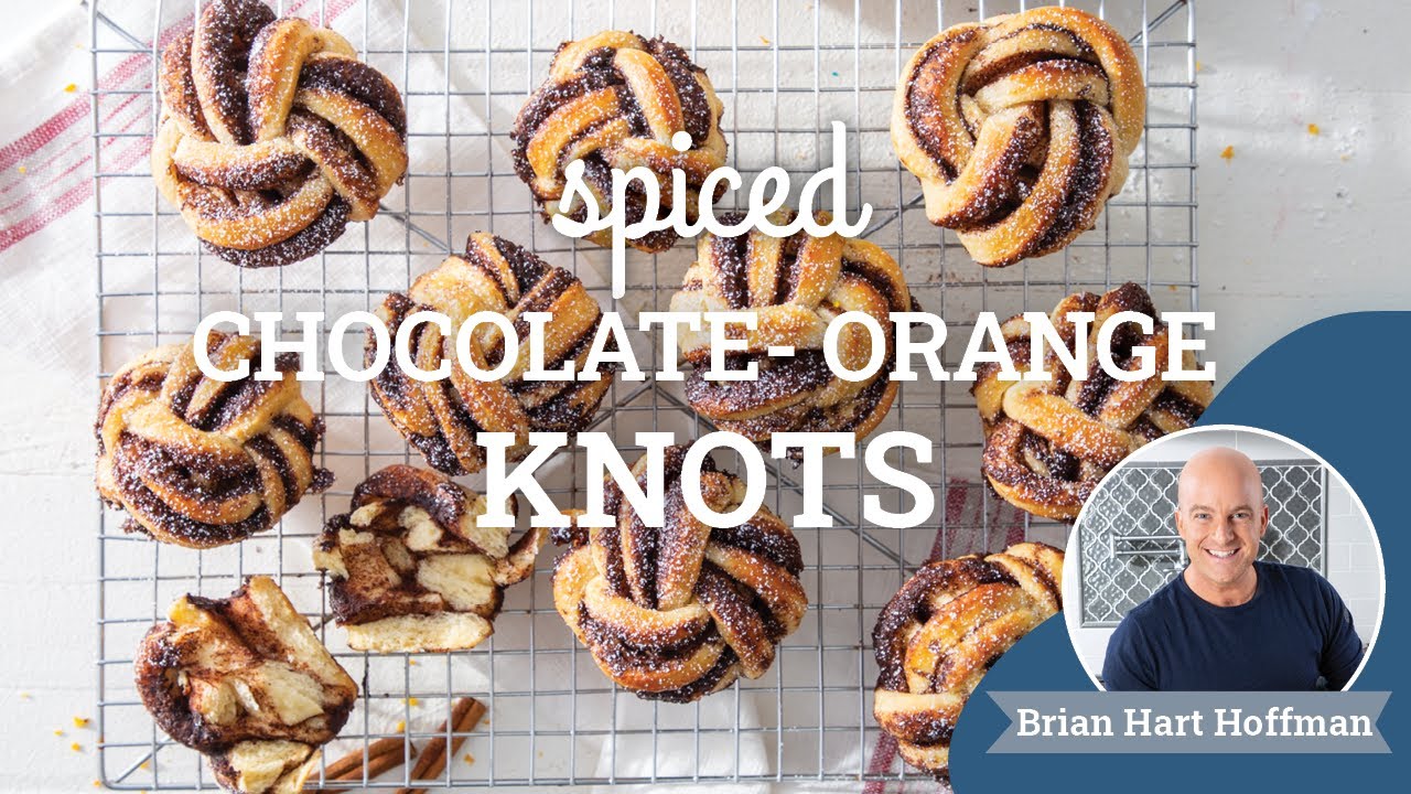 How to make Spiced Chocolate-Orange Knots - YouTube