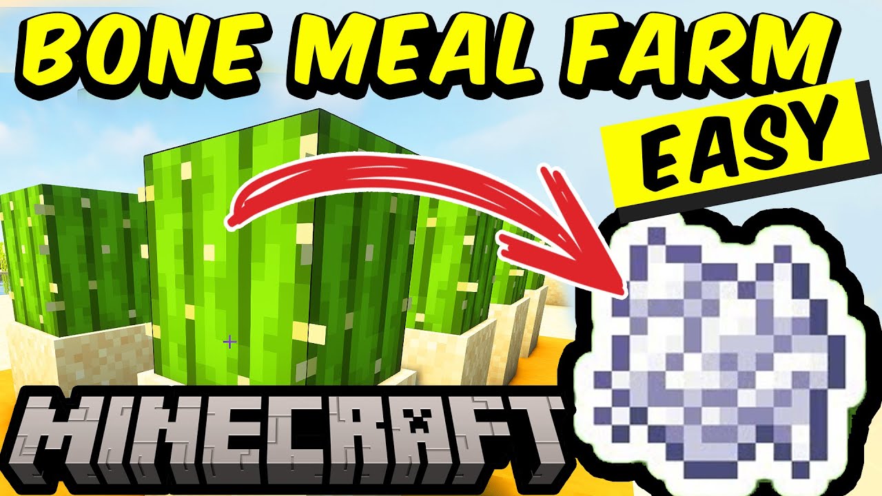 Easy Bone Meal Farm | Minecraft - YouTube