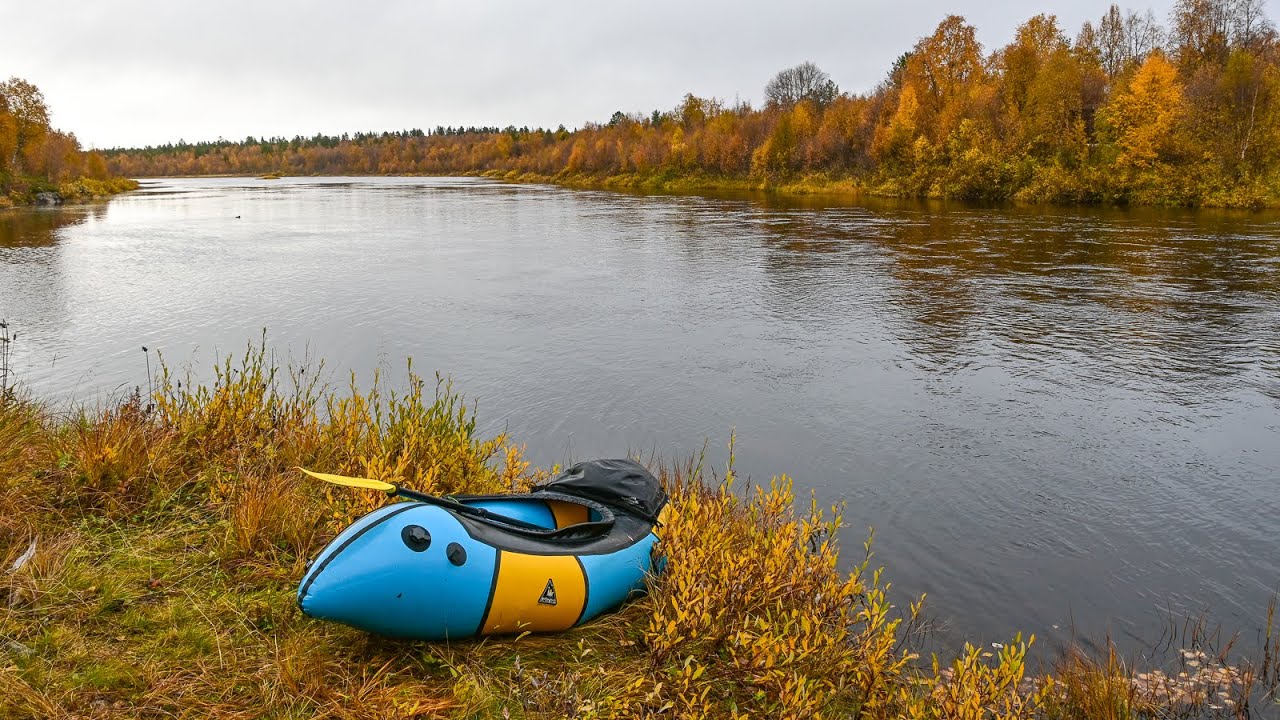 Finland 2022-09-17: Packrafting Repojoki (Bridge - Confluence Ivalojoki ...