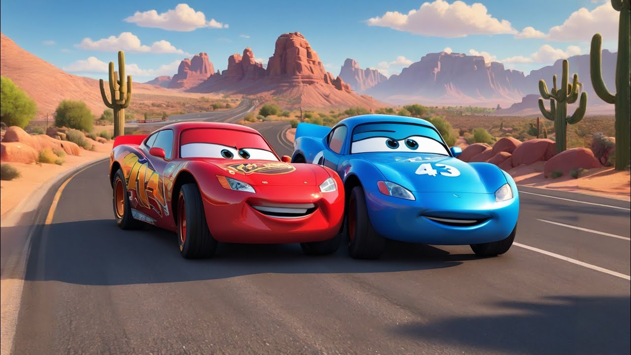 Lightning McQueen Helps The King Race One Last Time! 🏁 Epic Comeback ...