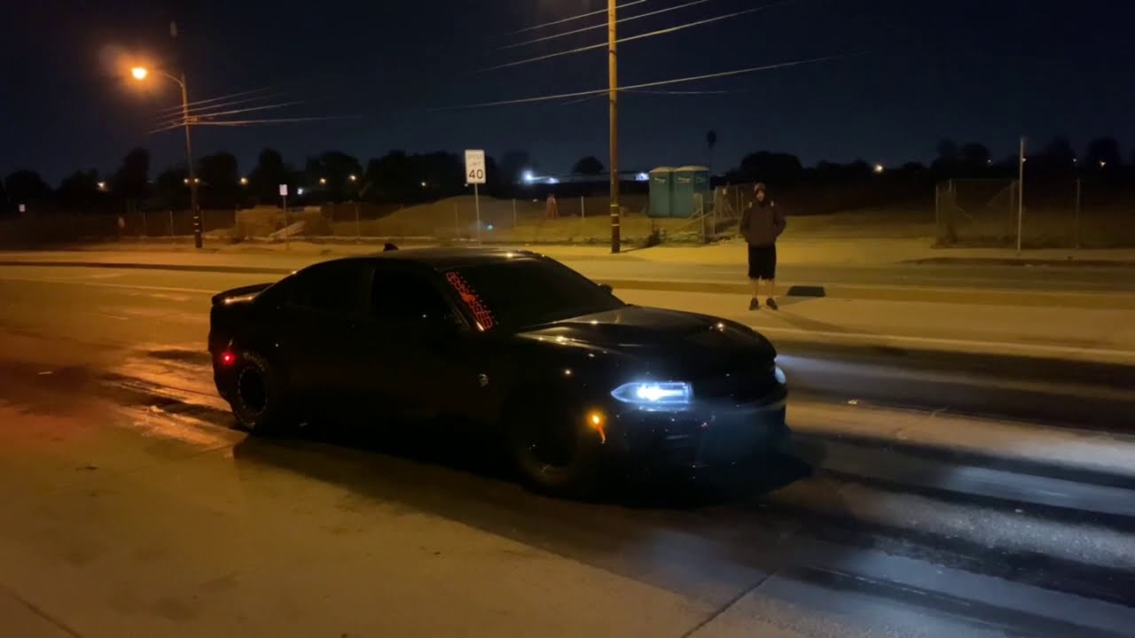 EMP Tuned Hellcat Dig Hits on Compton Speed Way - YouTube