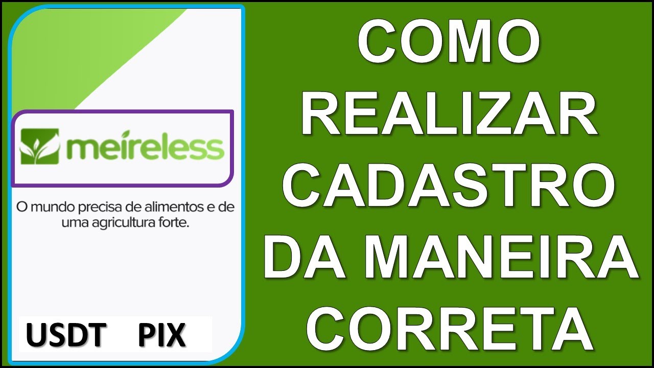 COMO CADASTRAR E ATIVAR NA MEIRELESS OURO VERDE TUTORIAL COMPLETO - YouTube