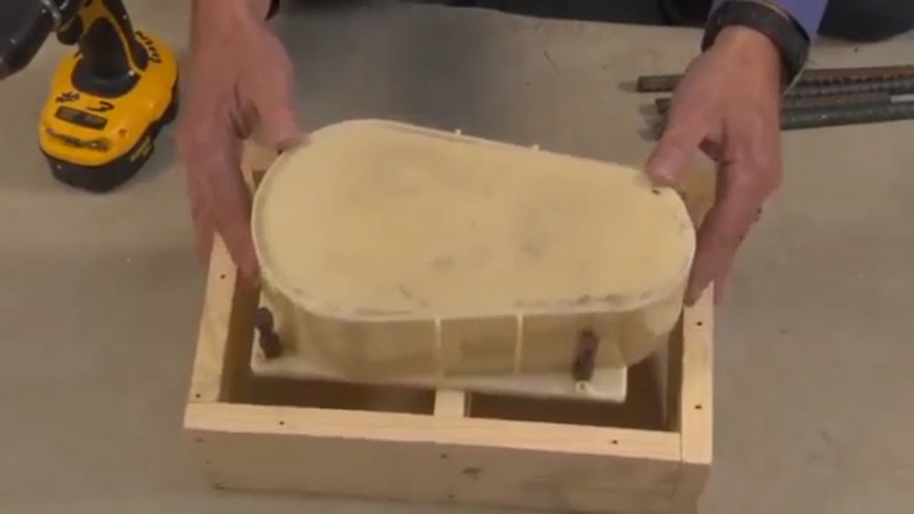 Installing Rixson Cement Cases - Rough Pour Method - YouTube