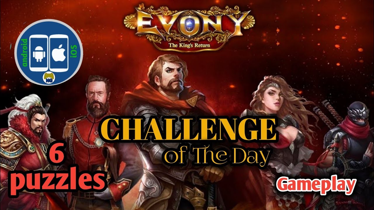 Evony game | 6 Challenges of the day | Evony the King's Return Guide ...