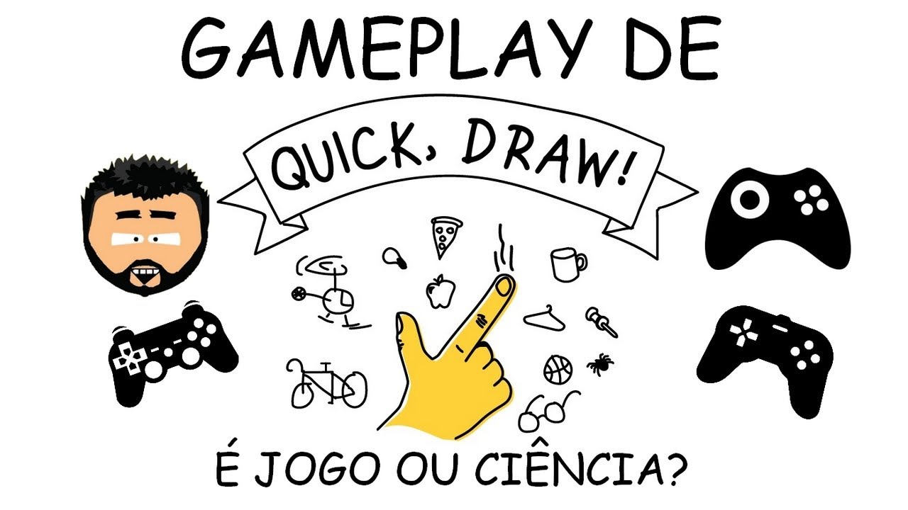 🎮 🔴 Gameplay de Quick Draw. É um jogo ou Ciência? - YouTube