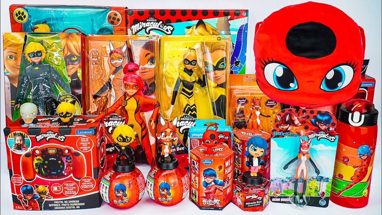 Miraculous Ladybug Toys Collection ASMR Unboxing Review | 12 Minutes ...