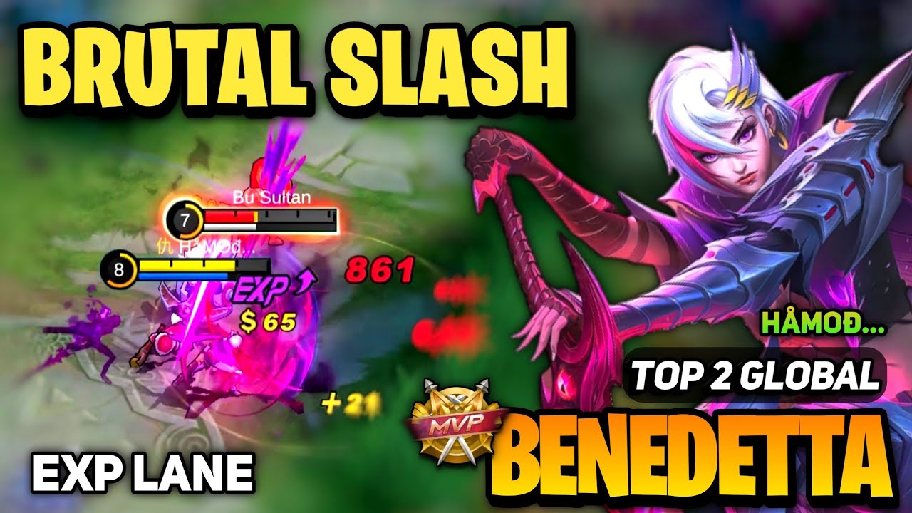 BRUTAL SLASH! Benedetta Best Build 2023 [ Benedetta Gameplay Top Global ...