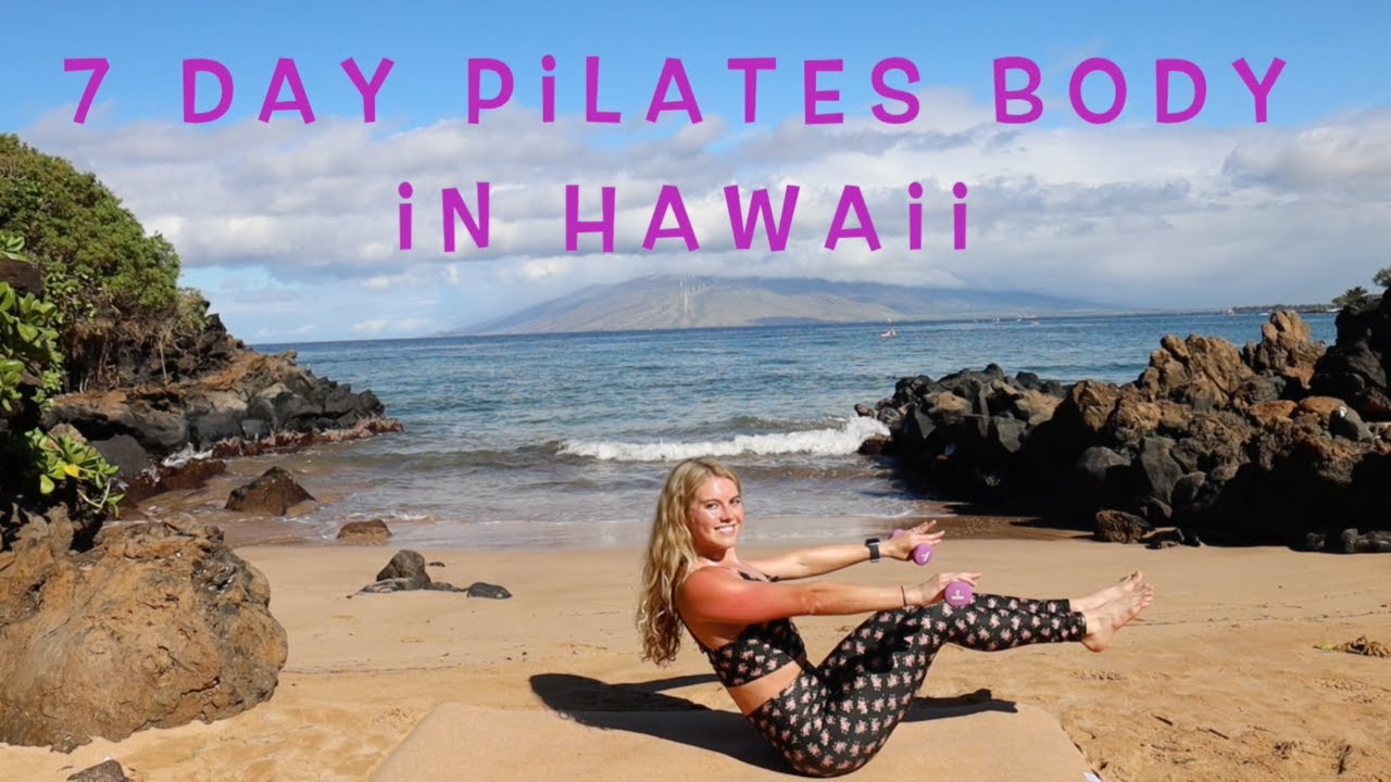 7 DAY PILATES BODY IN HAWAII TRAILER || Workout Challenge - YouTube
