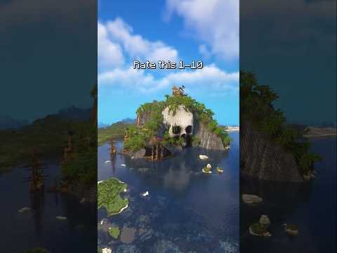 Minecraft: Pirate Skull Island Timelapse Build #minecraft