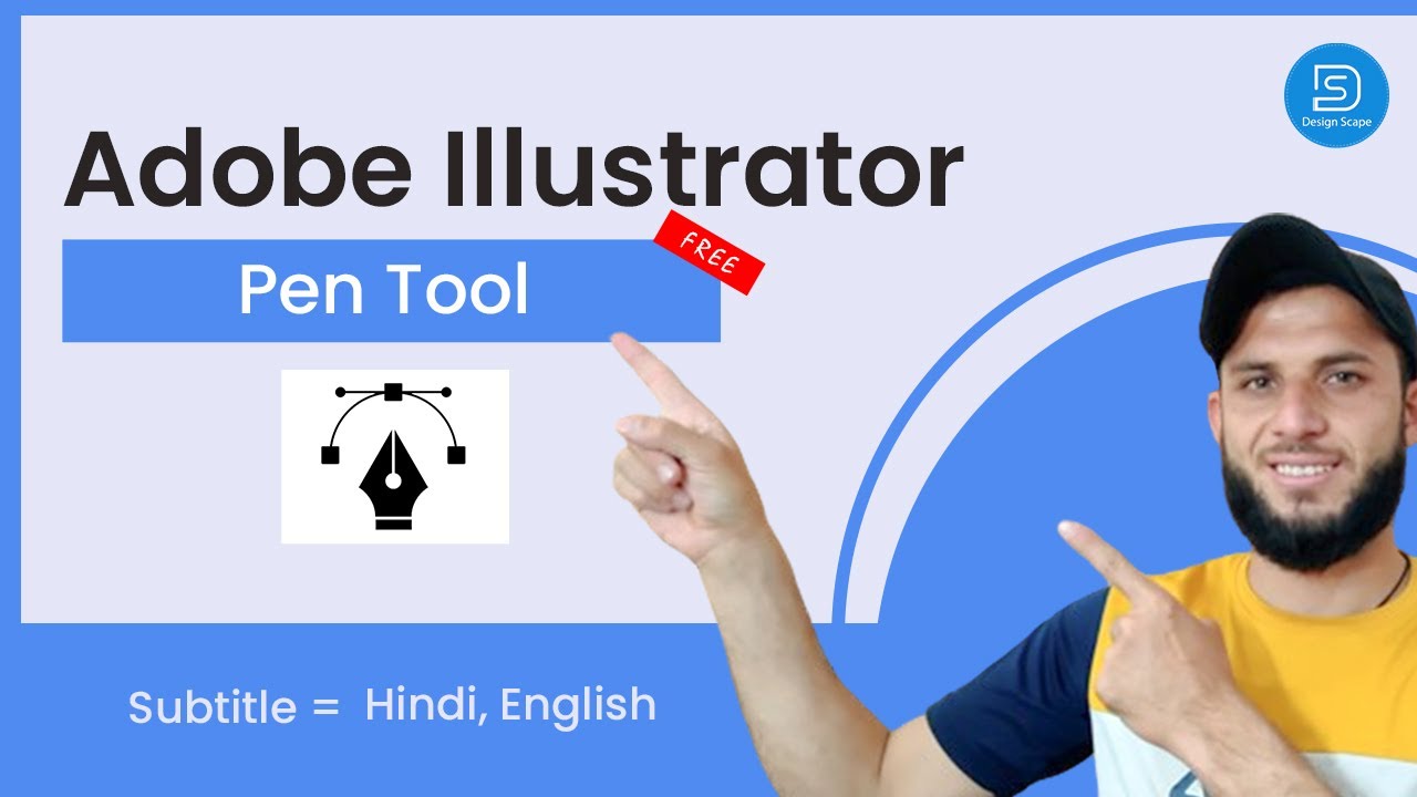 Adobe Illustrator Training Class 04 Pen Tool Pashtu Eng Sub - YouTube