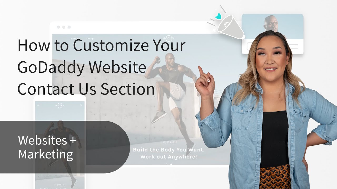 How to Customize Your GoDaddy Website Contact Us Section - Website ...