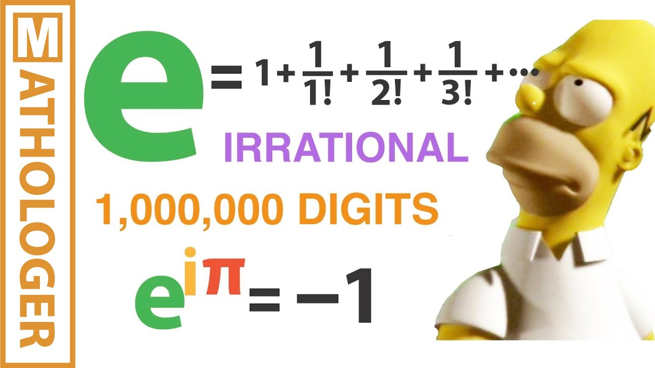 The Number E Explained In Depth For smart Dummies YouTube