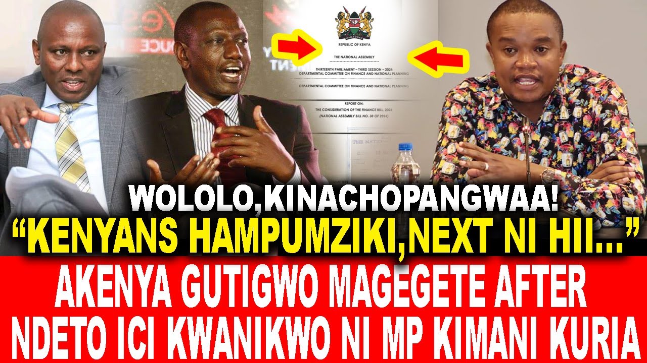 KENYANS HAMPUMZIKI,NEXT NI HII..!AKENYA GUTIGWO MAGEGETE AFTER NDETO ...