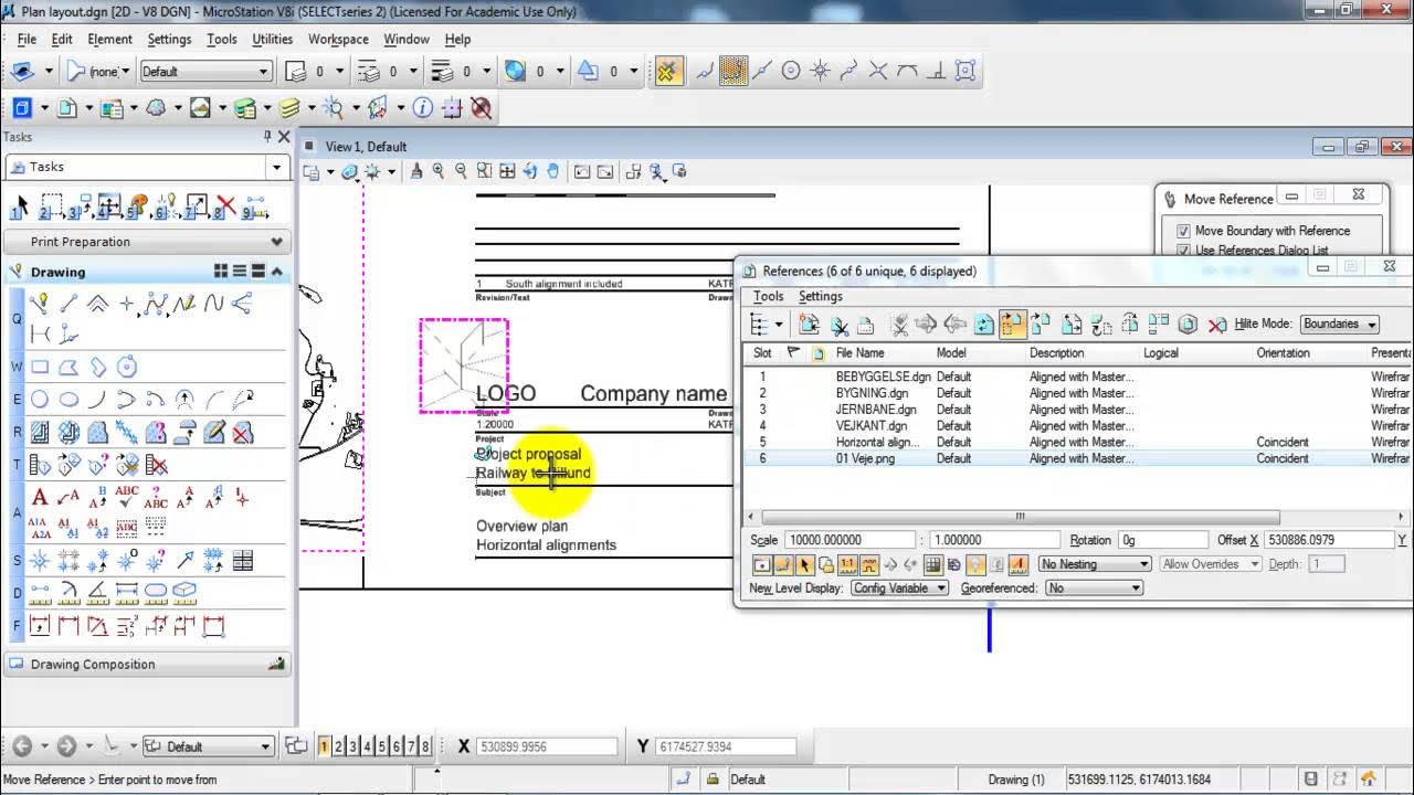 MicroStation V8i_Setup a drawing for print - part 3 (of 4) - YouTube