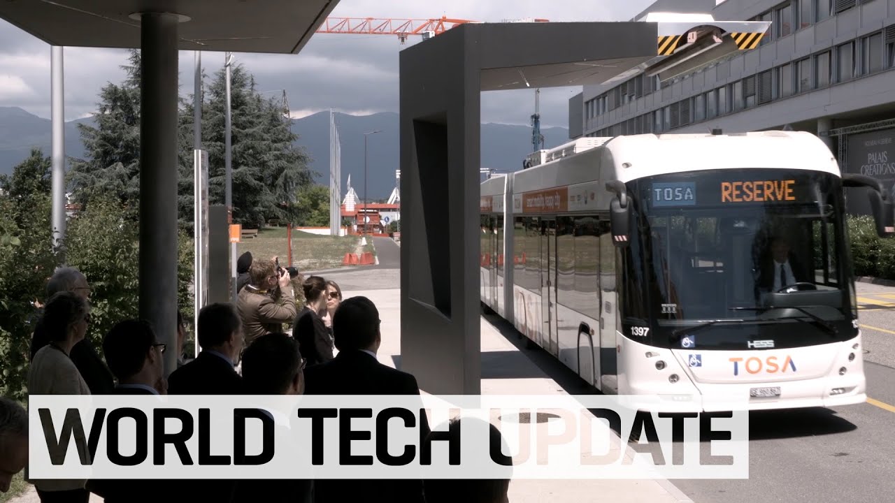 15-second flash charging comes to Swiss buses - YouTube