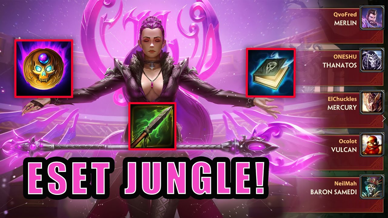 AGAINST 3 PRO PLAYERS | ESET JUNGLE S10 SMITE CONQUEST - YouTube