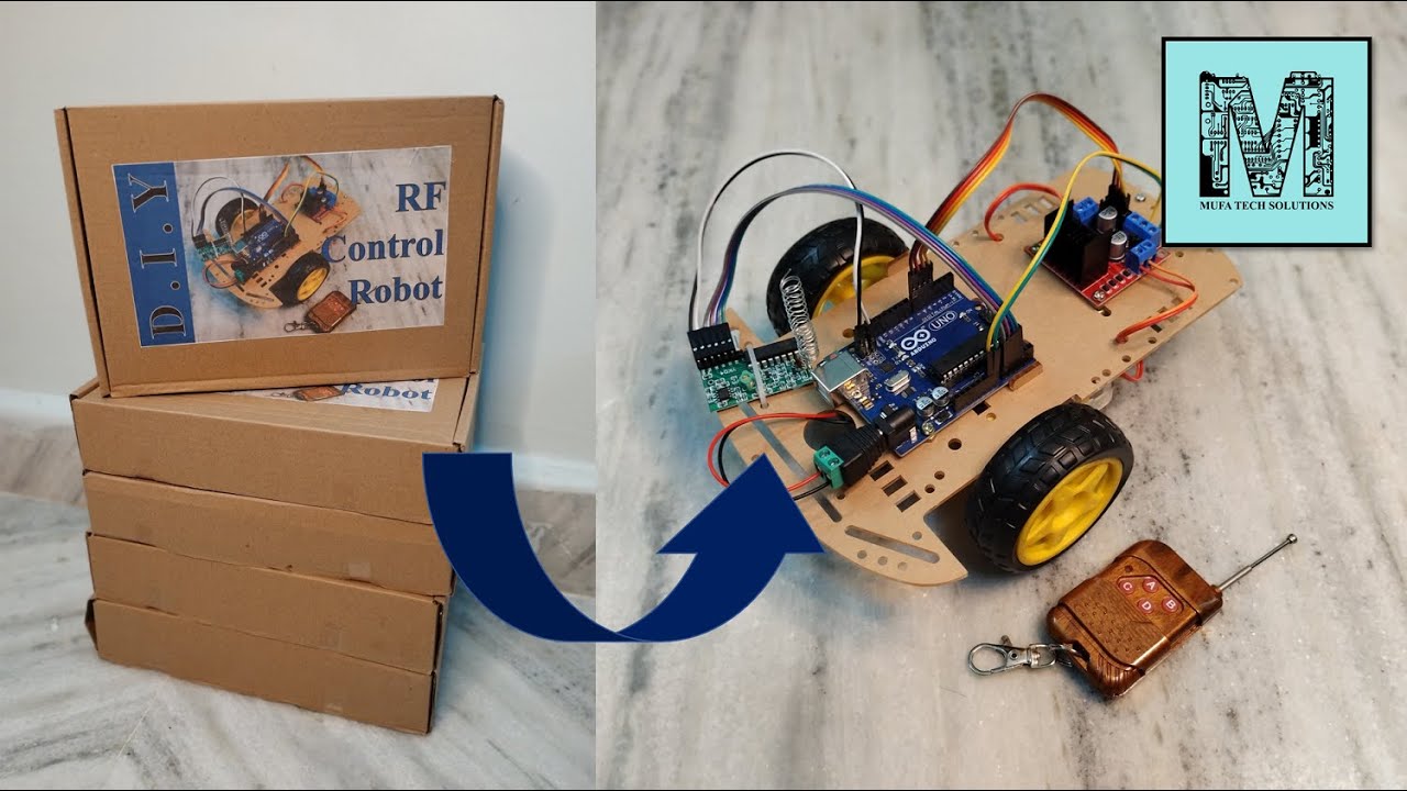 DIY RF Control Robot | MUFA ELECTONICS - YouTube