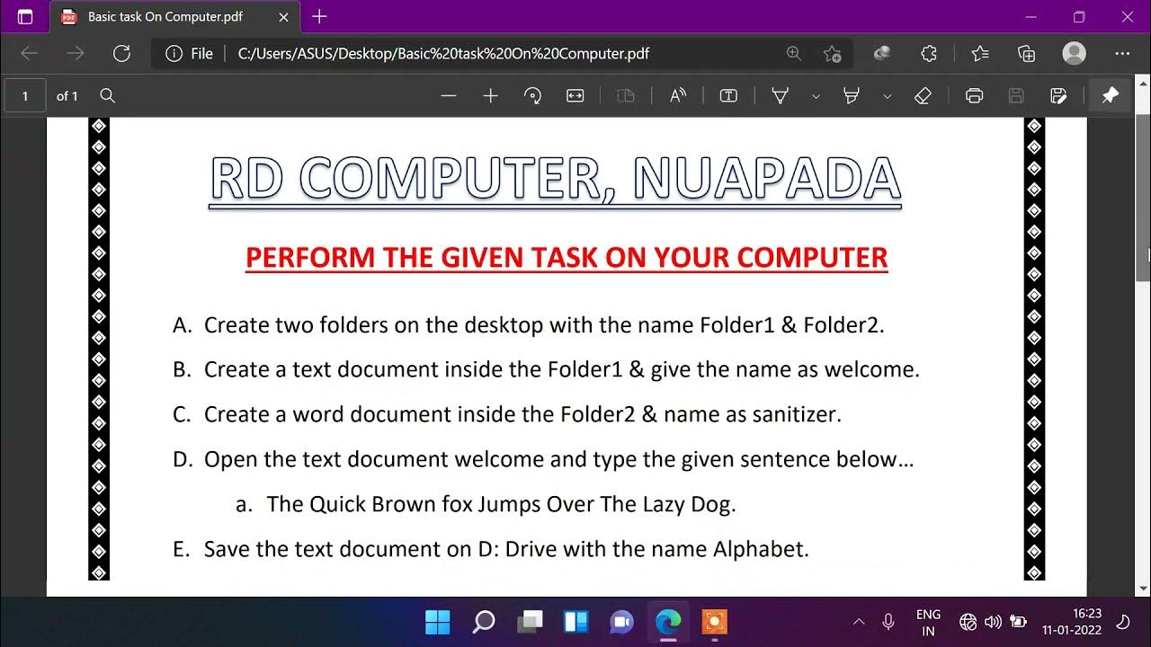 Common Task That Every Computer User Must Know In Windows-11| 10 Things ...
