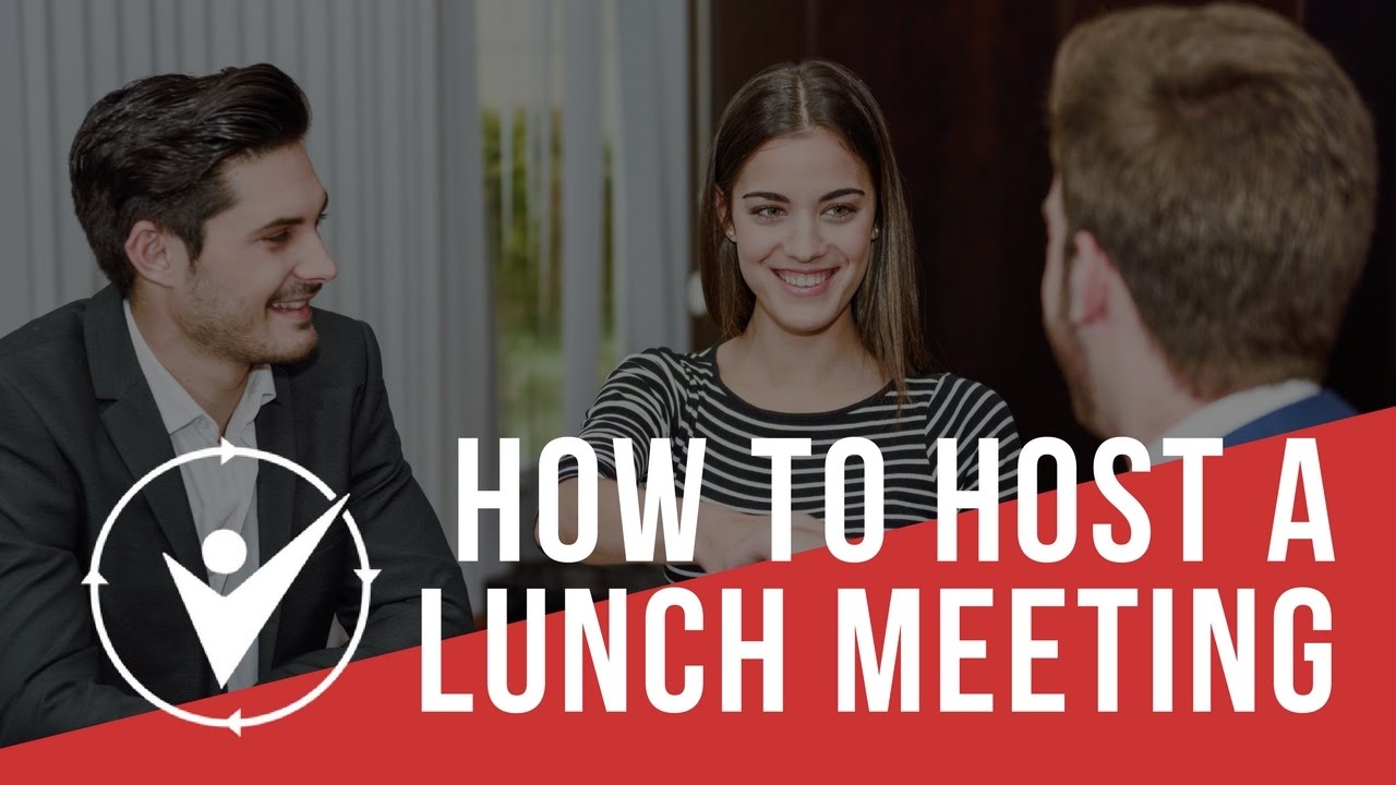 How to host a lunch meeting - Be a host with the Most - YouTube