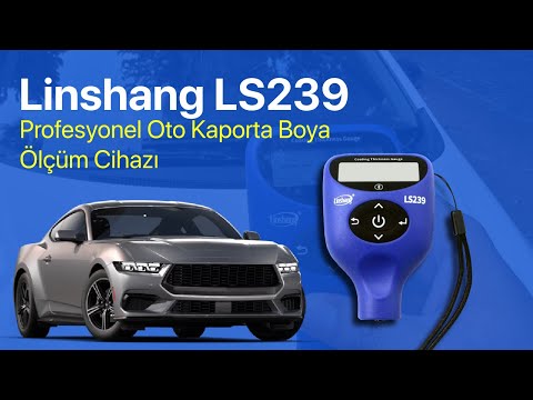 Linshang LS239 Profesyonel Oto Kaporta Boya Ölçüm Testi ve Kullanım