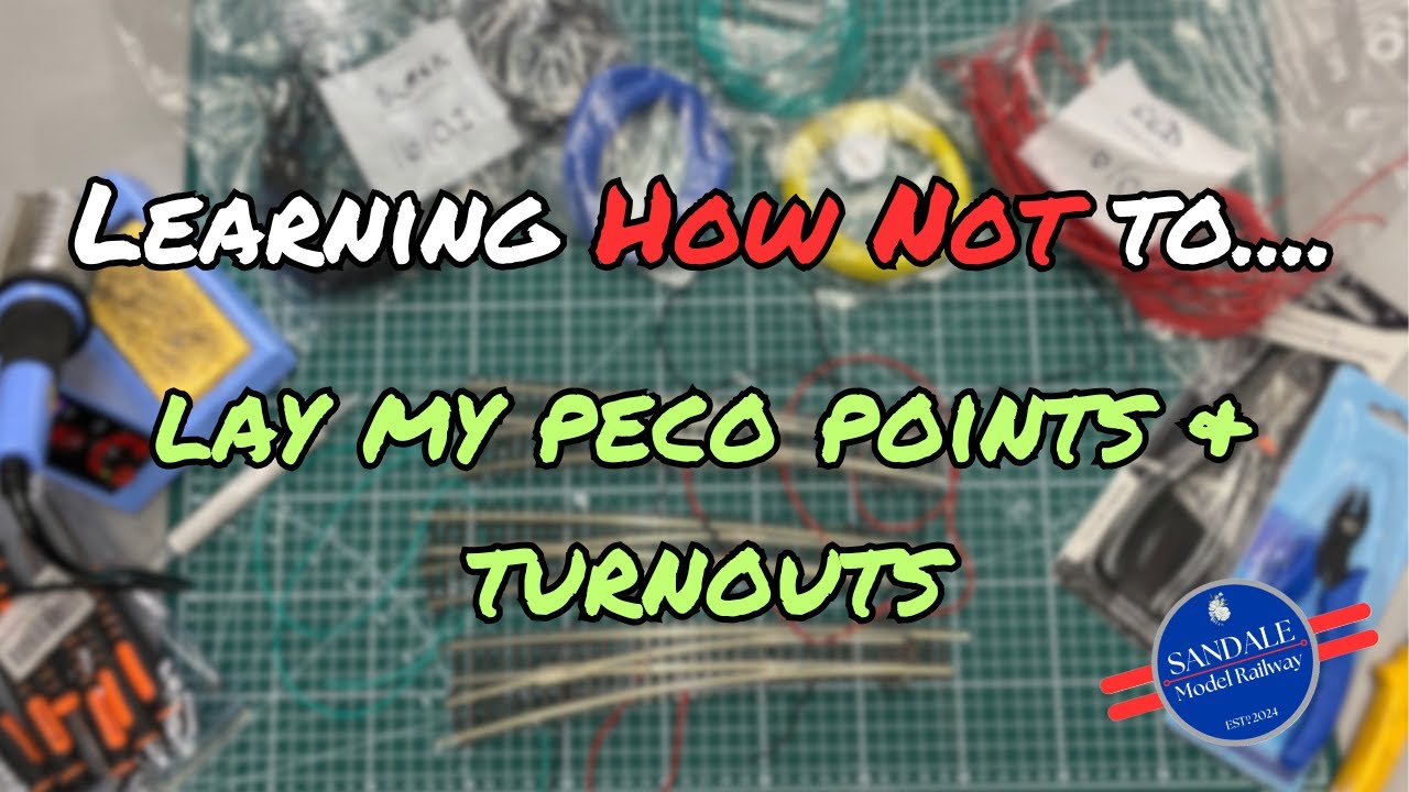 Learning (How Not) To... Lay & Fix My Peco points | My first attempt ...