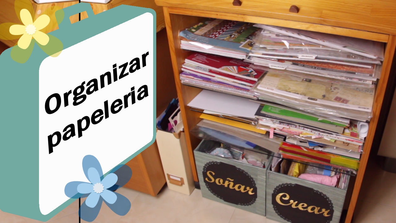 Organizar papeleria en mi scraproom - YouTube