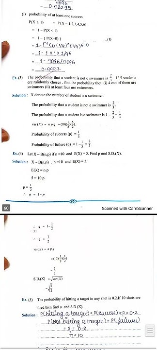 CLASS-12TH MATHS PRACTICAL BOOK , Binomial Distribution#shorts - YouTube