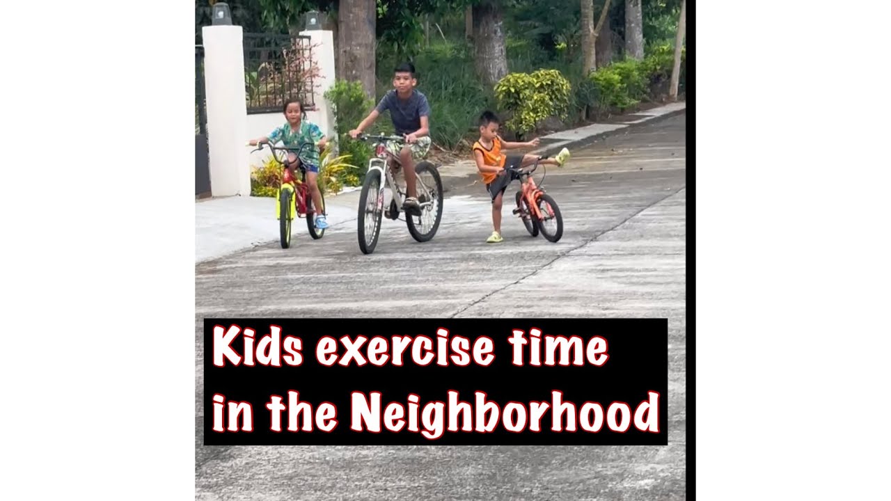 Philippines Lifestyle 365: Kids exercise time in the neighborhood - YouTube