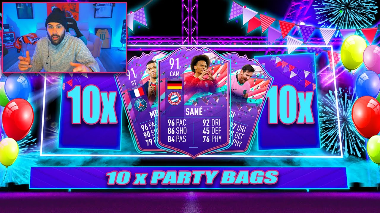 10 x FUT BIRTHDAY PARTY BAGS!! THIS GLITCH IS CRAZY!! FIFA 21 Ultimate ...
