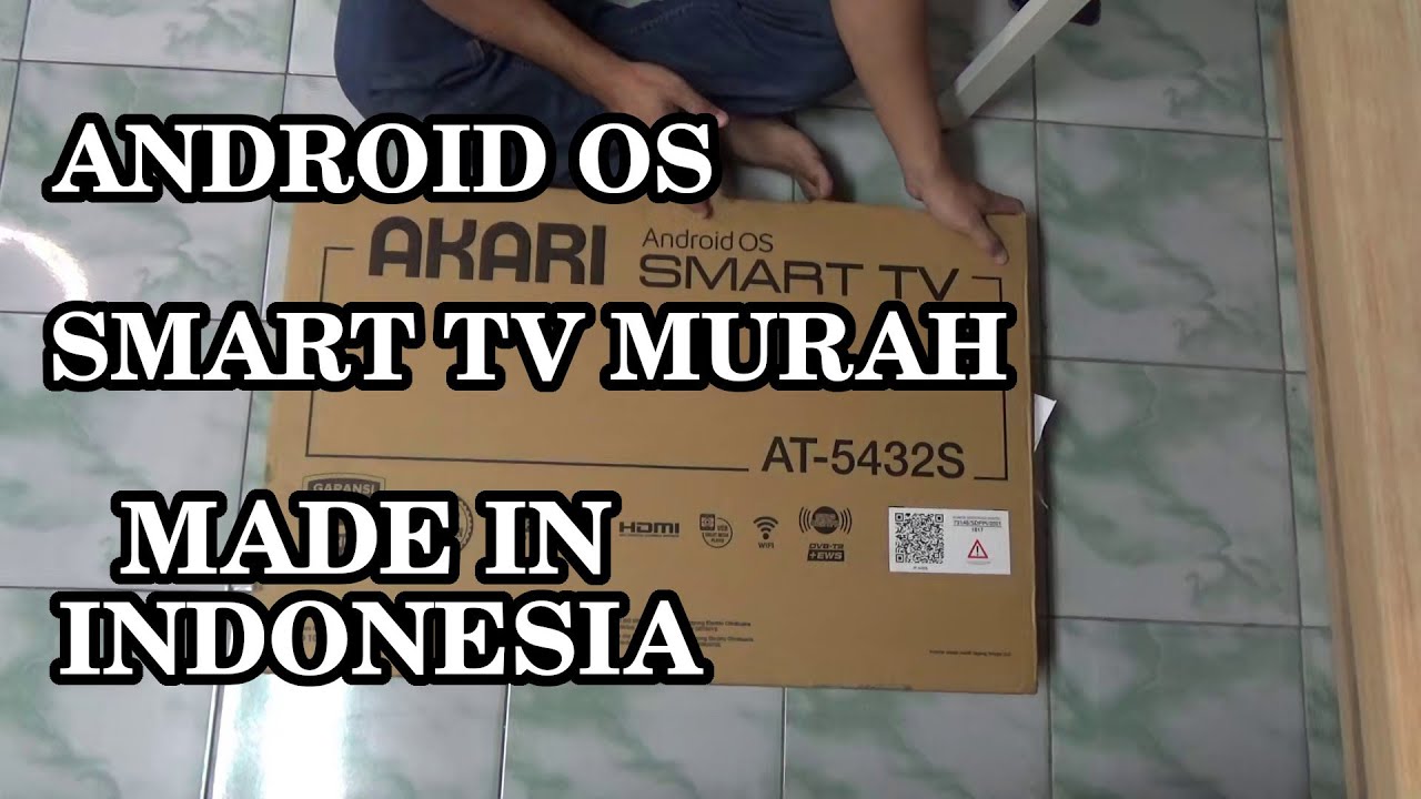 Review Awal Android OS Smart TV AKARI AT-5432S - YouTube