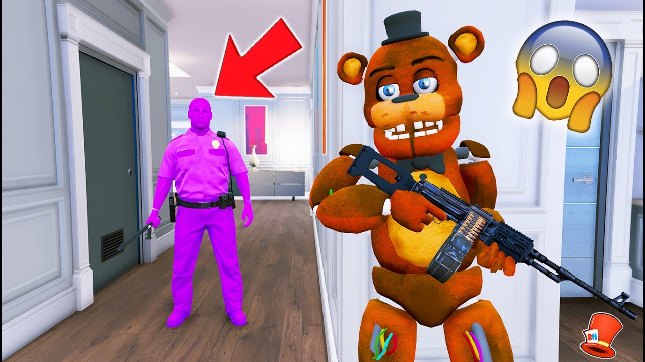 CAN FREDDY RESCUE THE ANIMATRONICS FROM THE PURPLE GUY? (GTA 5 Mods ...